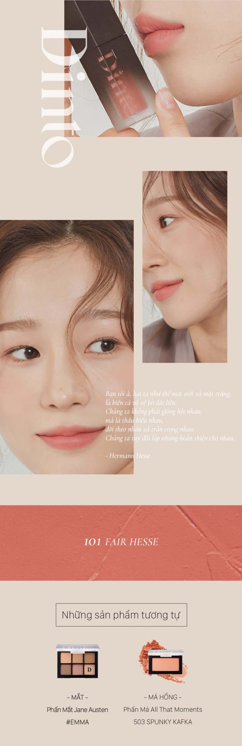 Blur-Finish Lip Tint (4 colors) – Dinto Việt Nam