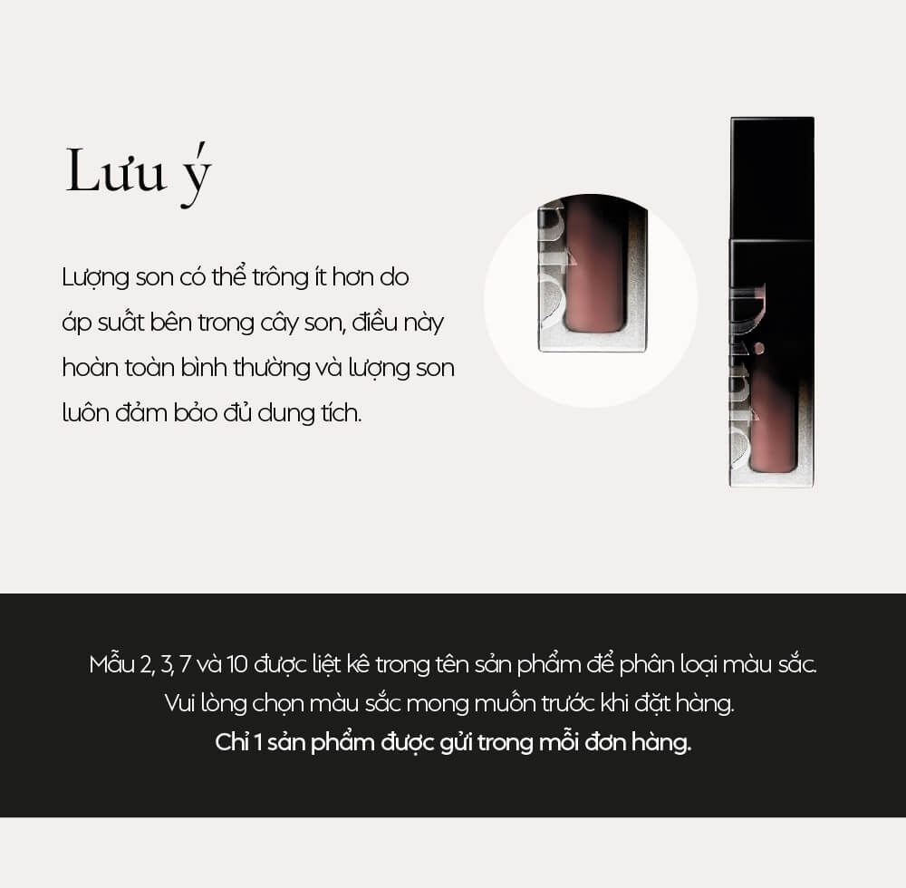 Blur-Glowy MINI Lip Tint (8 colors) – Dinto Việt Nam
